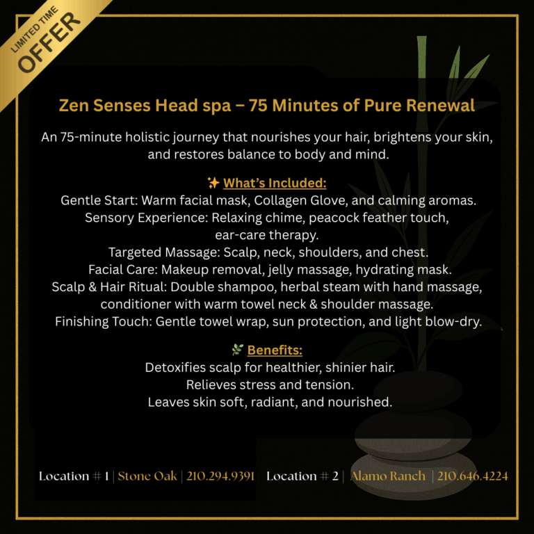 Best Head Spa in San Antonio - Japanese Head Spa