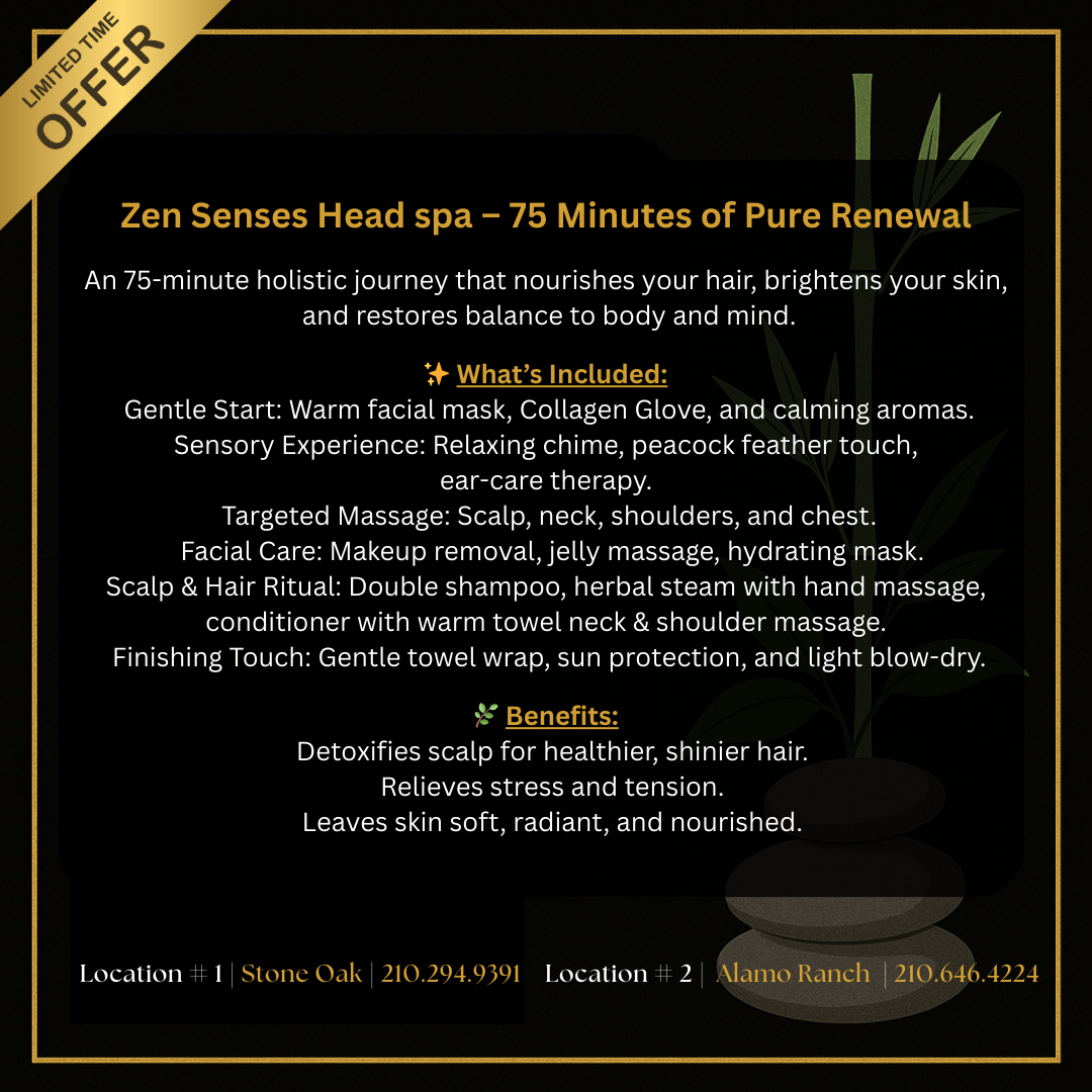 Best Head Spa in San Antonio - Japanese Head Spa